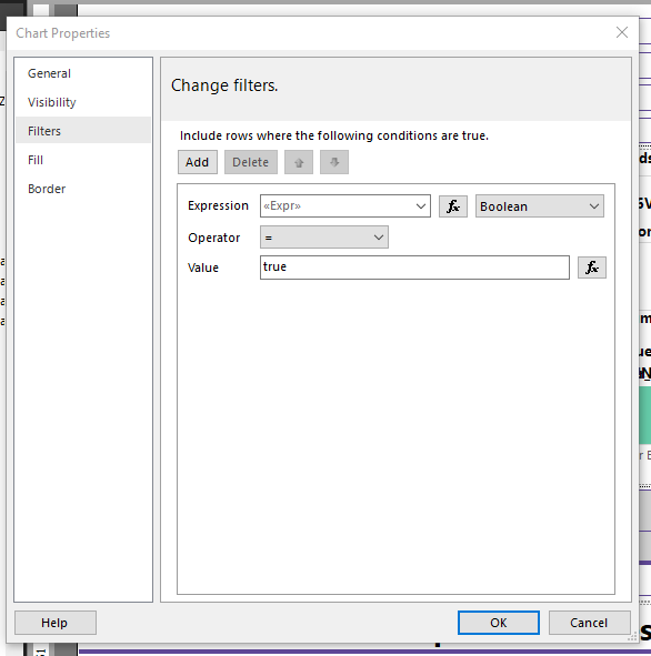 Report Builder - Filter Chart to show only certain... - Microsoft ...