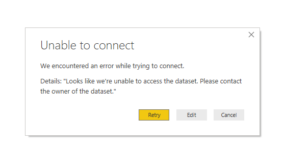 Solved: Cannot connect to Power BI datasets from Desktop - Microsoft ...