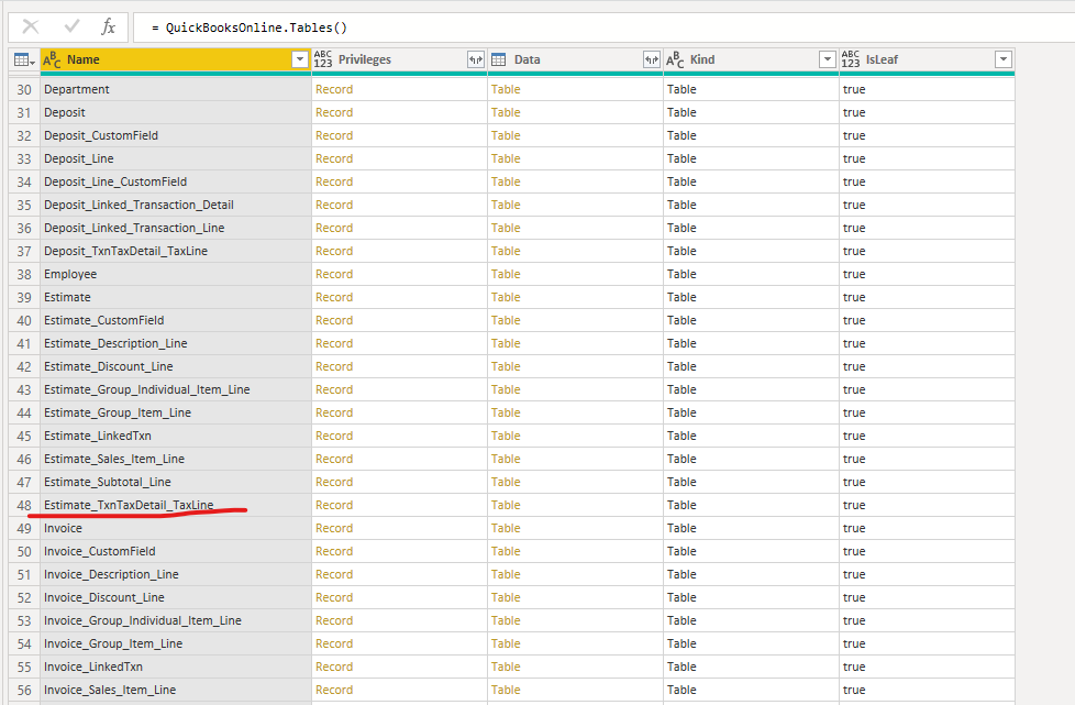 Solved: Quickbooks Online General Ledger Table is gone - Microsoft ...