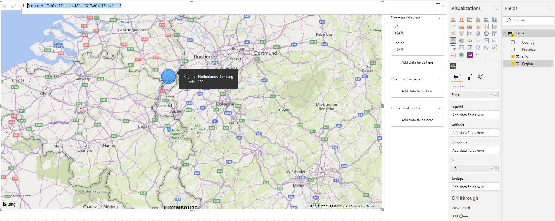 Forcing map to look in certain country - Microsoft Fabric Community
