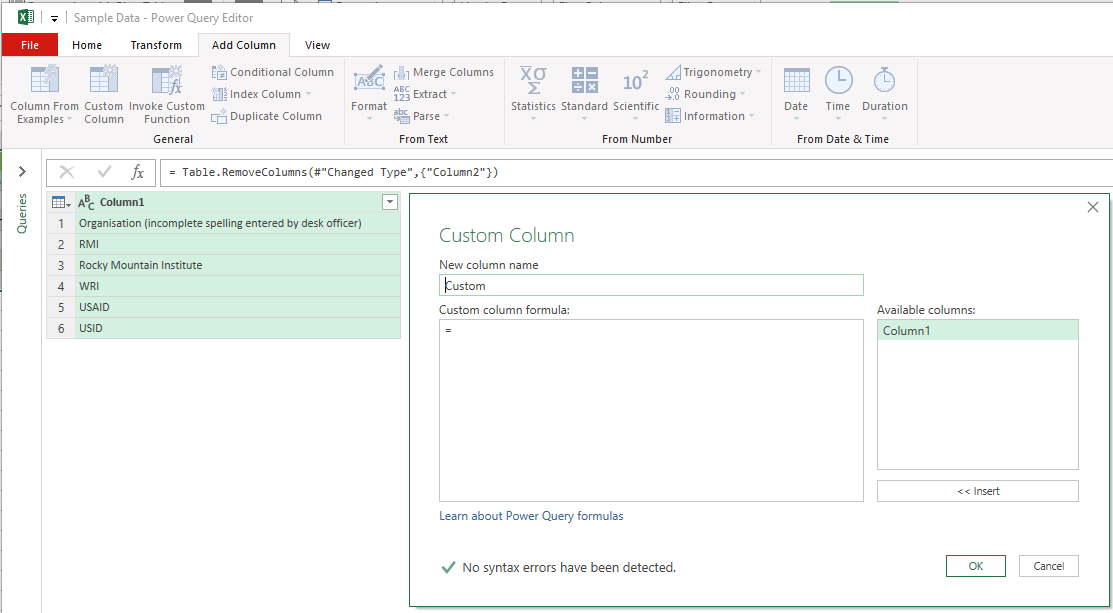 Solved: "Translation" of Excel formula into M language for ...