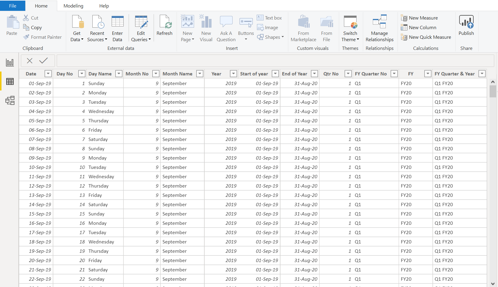 Solved: Calendar - How to split a month in 2 Periods (Newb ...