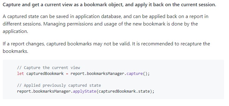 Power Bi Bookmark For Embedded Report Capture Ap Microsoft Fabric Community