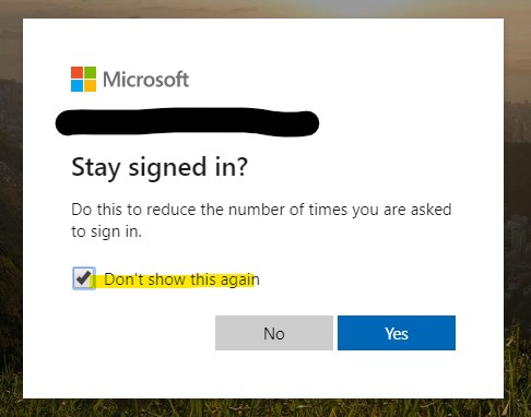 Solved: Missing the "Stay Logged in" option - Microsoft Fabric Community