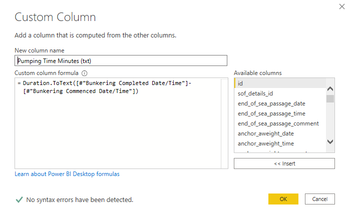 Duration time is changing from hh:mm:ss format to ... - Microsoft ...