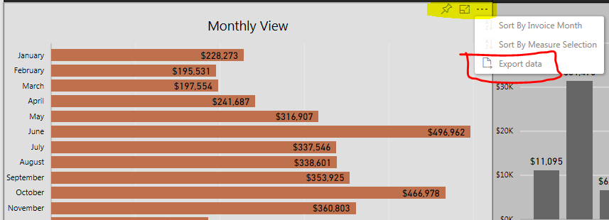 Solved: Export power bi charts/graphs into excel - Microsoft Fabric ...