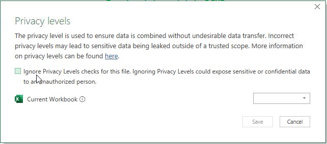 Solved: PowerQuery Privacy settings not retained - Microsoft Fabric ...