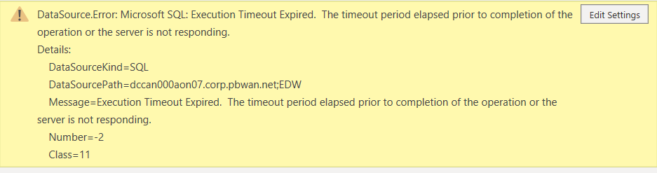 Solved: timeout expired - Microsoft Fabric Community