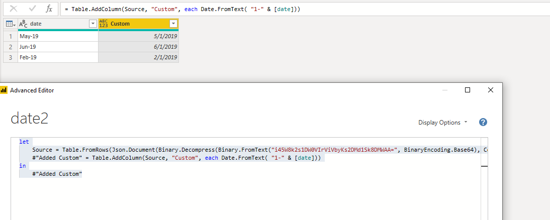 Solved: How do I convert a GL Period (MAY-19) from Text in ...