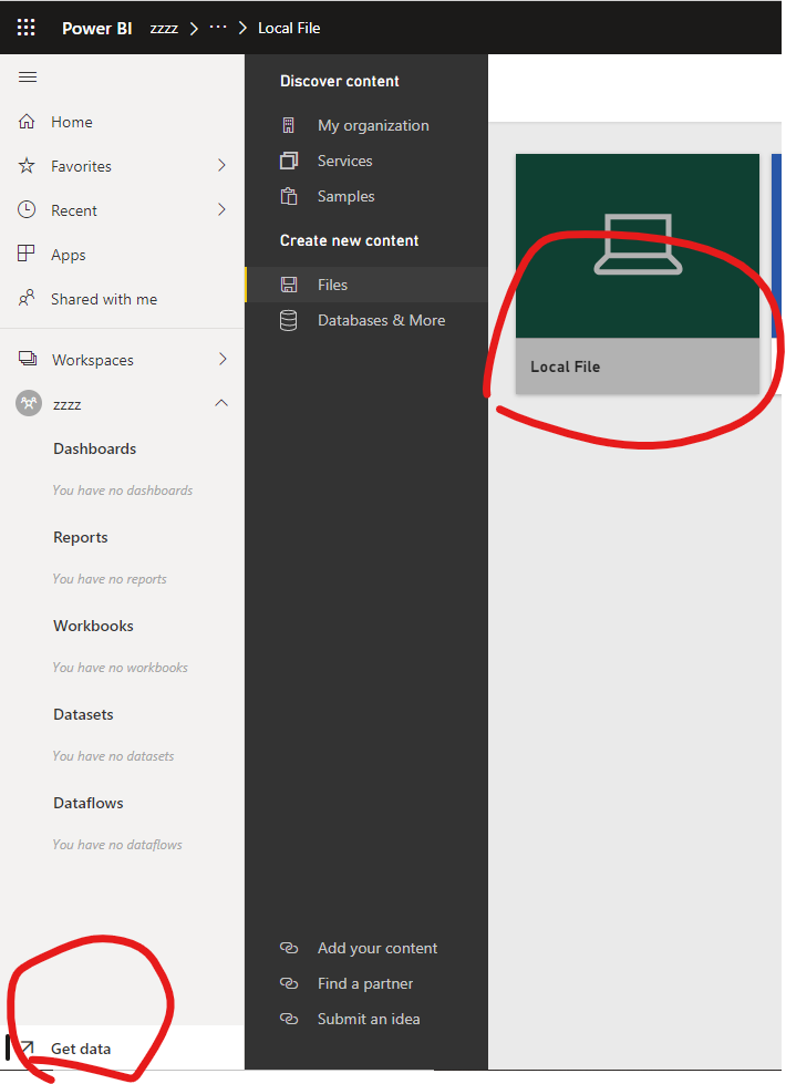 Upload PBIX file to Power BI Server - part of the ... - Microsoft ...