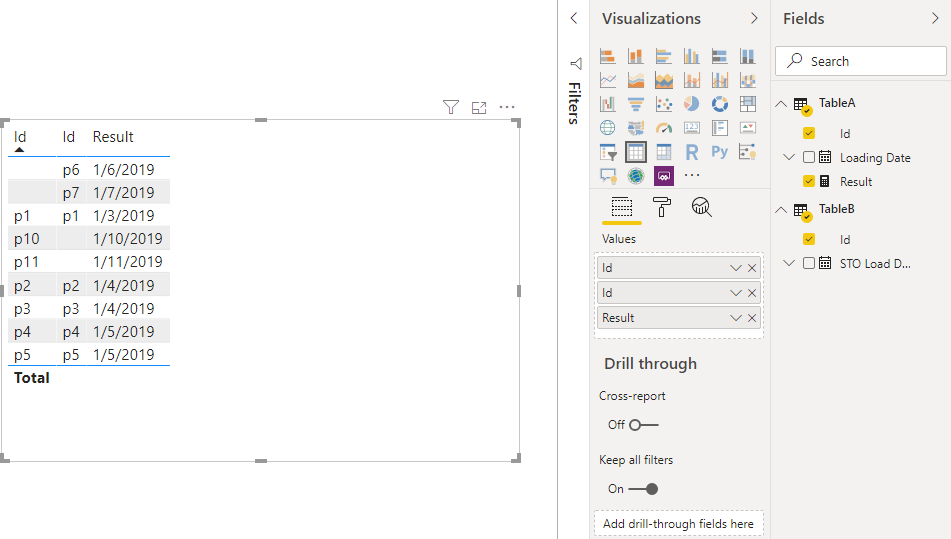 How to combine two columns in a visual that is a t... - Microsoft ...