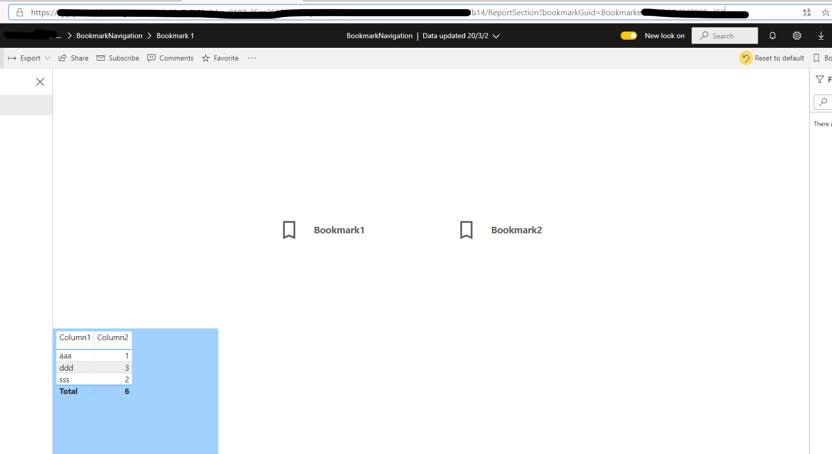Solved: Bookmarks navigation is not working again - Microsoft Fabric ...