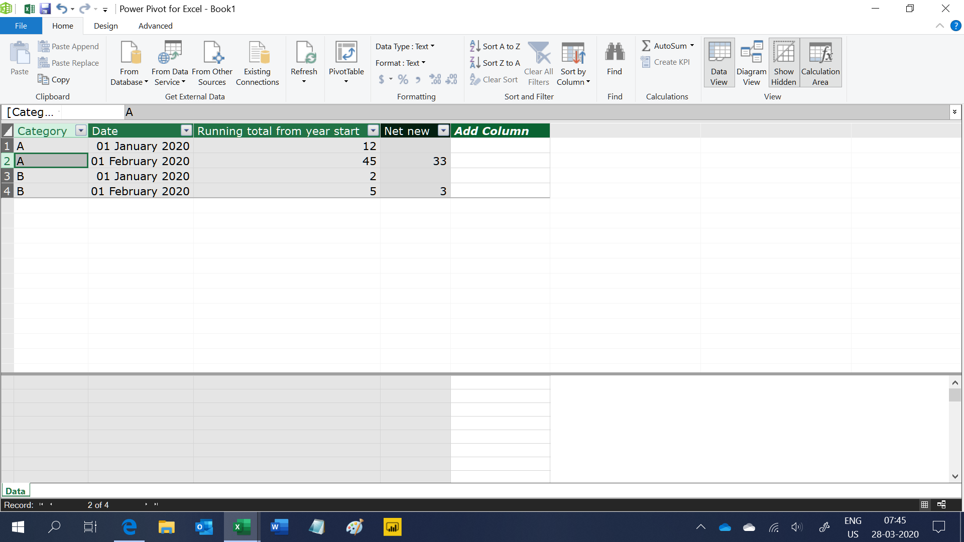 Solved: Calculated Column: net new over last day for each ...