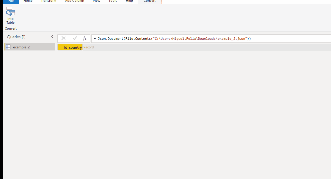 Convert a Json List into a table and add further c... - Microsoft ...