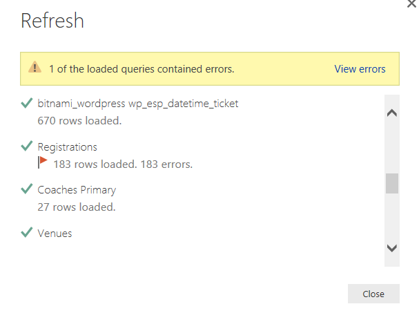 Help understanding Power BI error messages - Microsoft Fabric Community