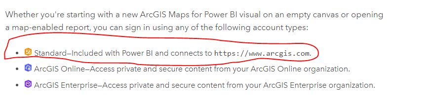 How do i Share my PBI Report with arcGIS visualisa... - Microsoft ...