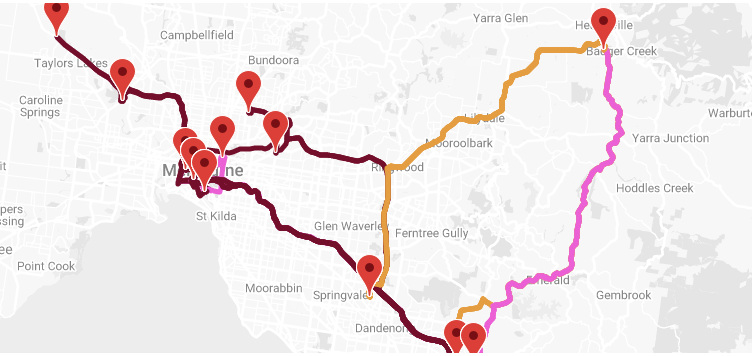 Draw routes in maps between two destinations - Microsoft Fabric Community