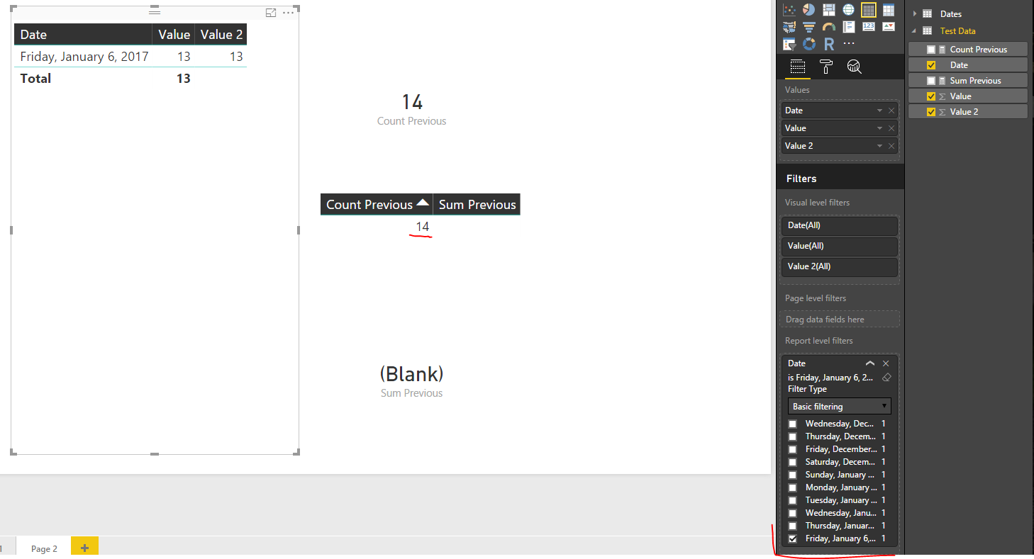 PREVIOUSMONTH - Sum vs. Count using ID relationshi... - Microsoft ...