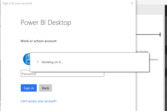 Modeal dialog locks Power BI Desktop - Microsoft Fabric Community