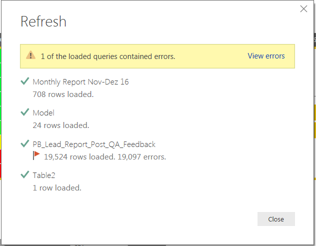 Error Message Microsoft Fabric Community