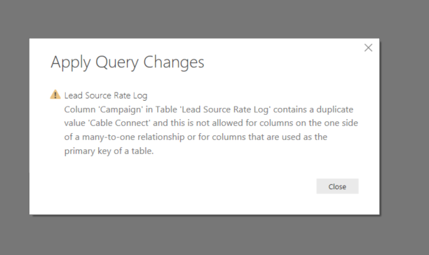 change primary key power bi - Microsoft Fabric Community