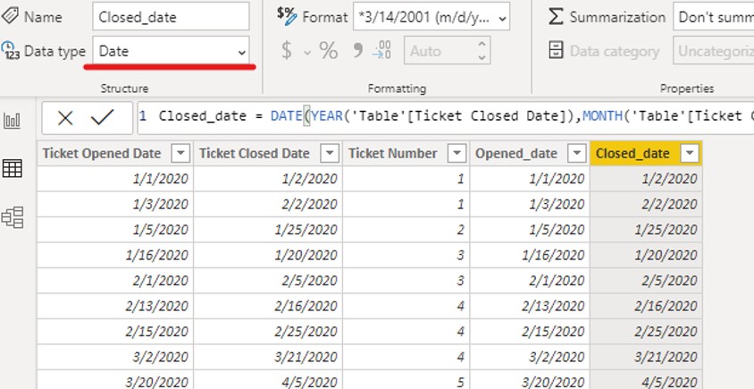 Solved: Tickets Closed and Opened Clustered Column Chart - Microsoft ...