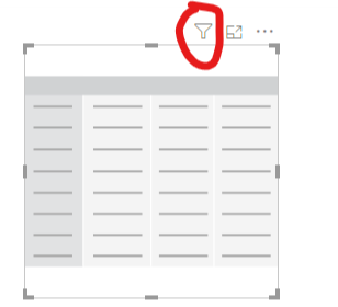 How to hide filter icon from visuals in Report ser... - Microsoft ...