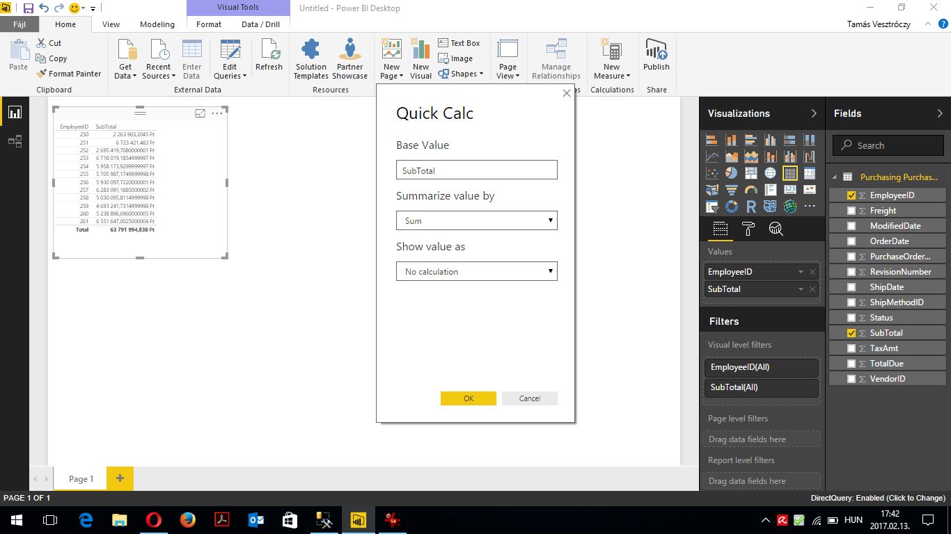 Solved: Re: Making totals in a Matrix Visual Percentages? - Microsoft ...