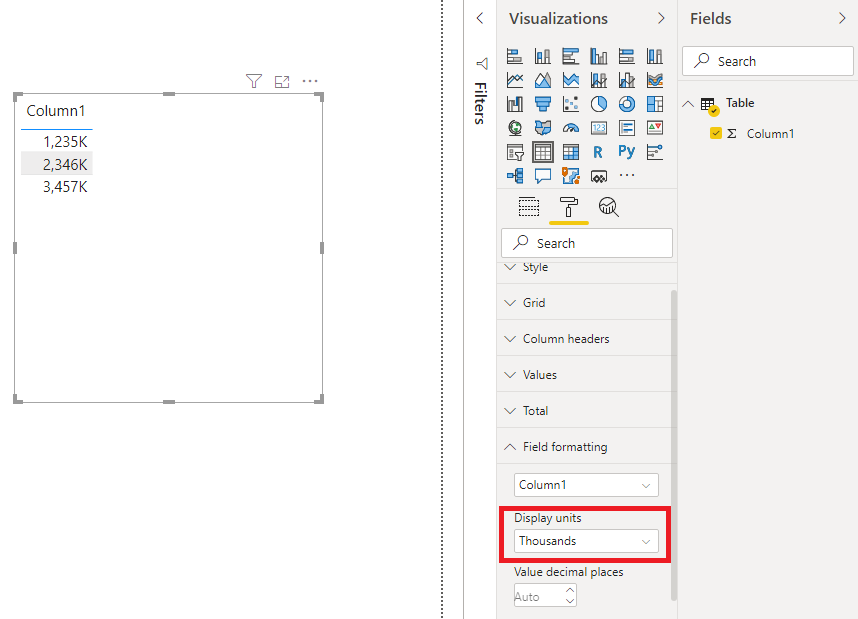 Solved: Display Units Format - Microsoft Fabric Community