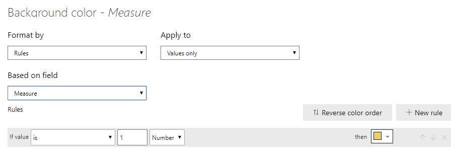 Solved: Total value of Matrix used to conditional format r ...