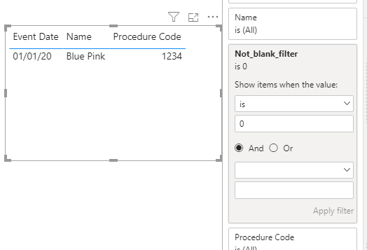 Solved: Filter on items with no data - Microsoft Fabric Community