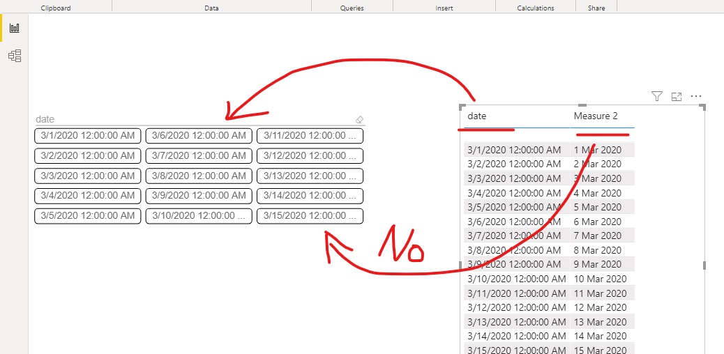 How to format date in Chiclet Slicer to display as... - Microsoft ...