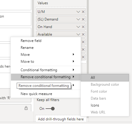 Solved: How to edit existing Conditional Formats? - Microsoft Fabric ...