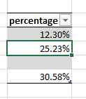 percentage values in excel when imported to power ... - Microsoft ...
