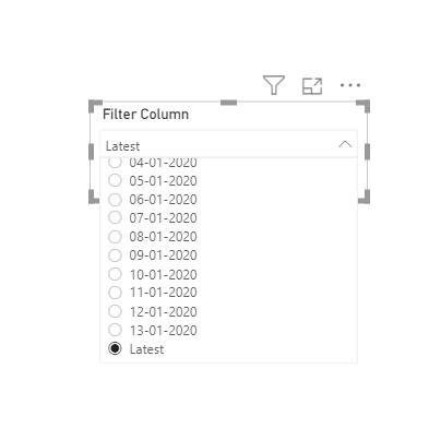 Dynamically latest date selection in power bi sing... - Microsoft ...