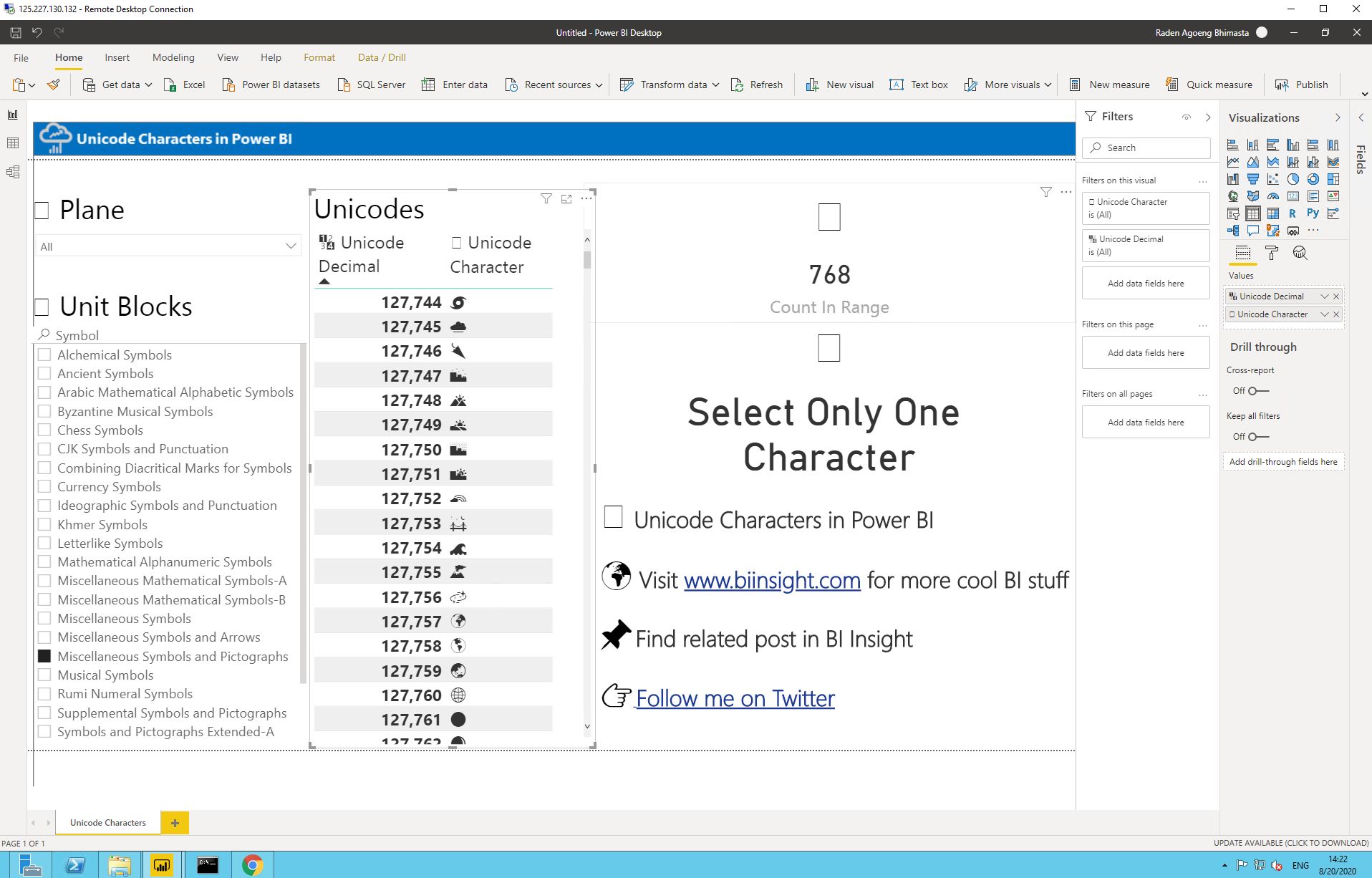 COLORLESS EMOJI UNICHAR - Microsoft Fabric Community