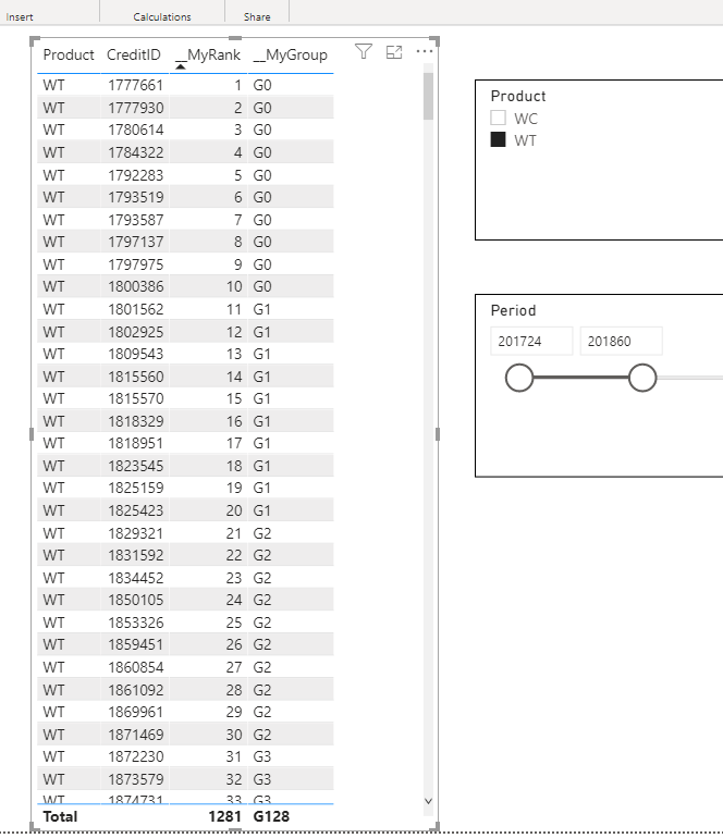 10% of population groups with filters - Microsoft Fabric Community
