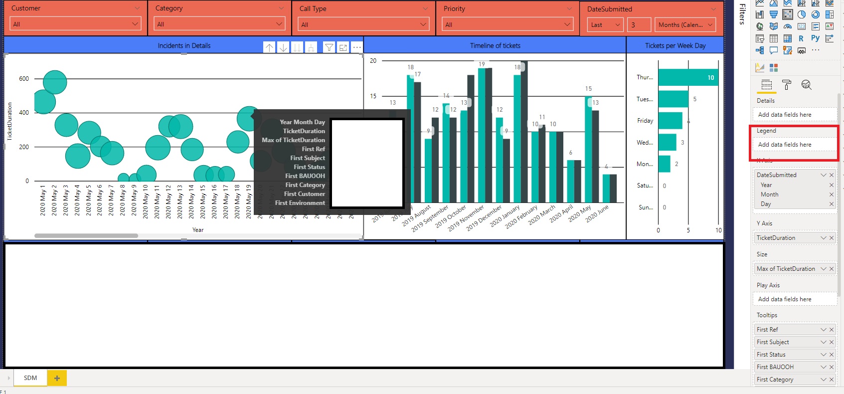 Scatter Chart showing only tooltips for the first ... - Microsoft Fabric Community