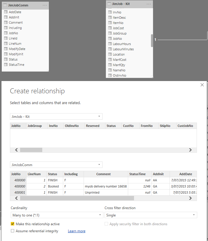 Table relationship issue - Microsoft Fabric Community