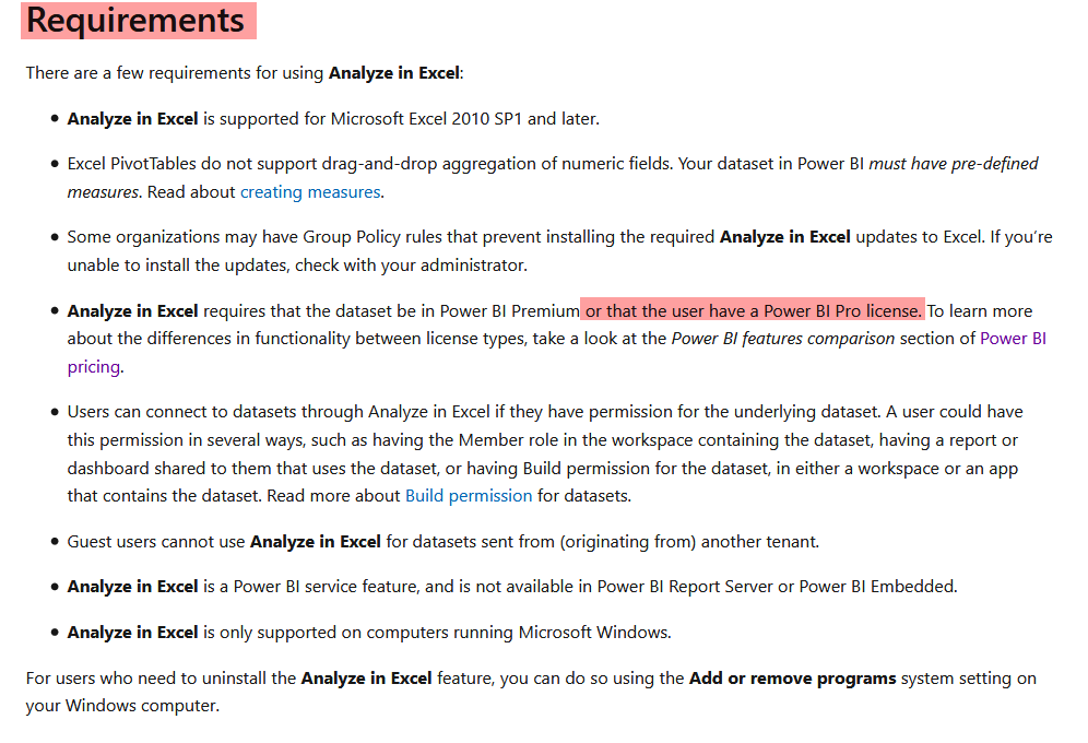Solved: Connect Excel to Power BI Dataset - Microsoft Fabric Community