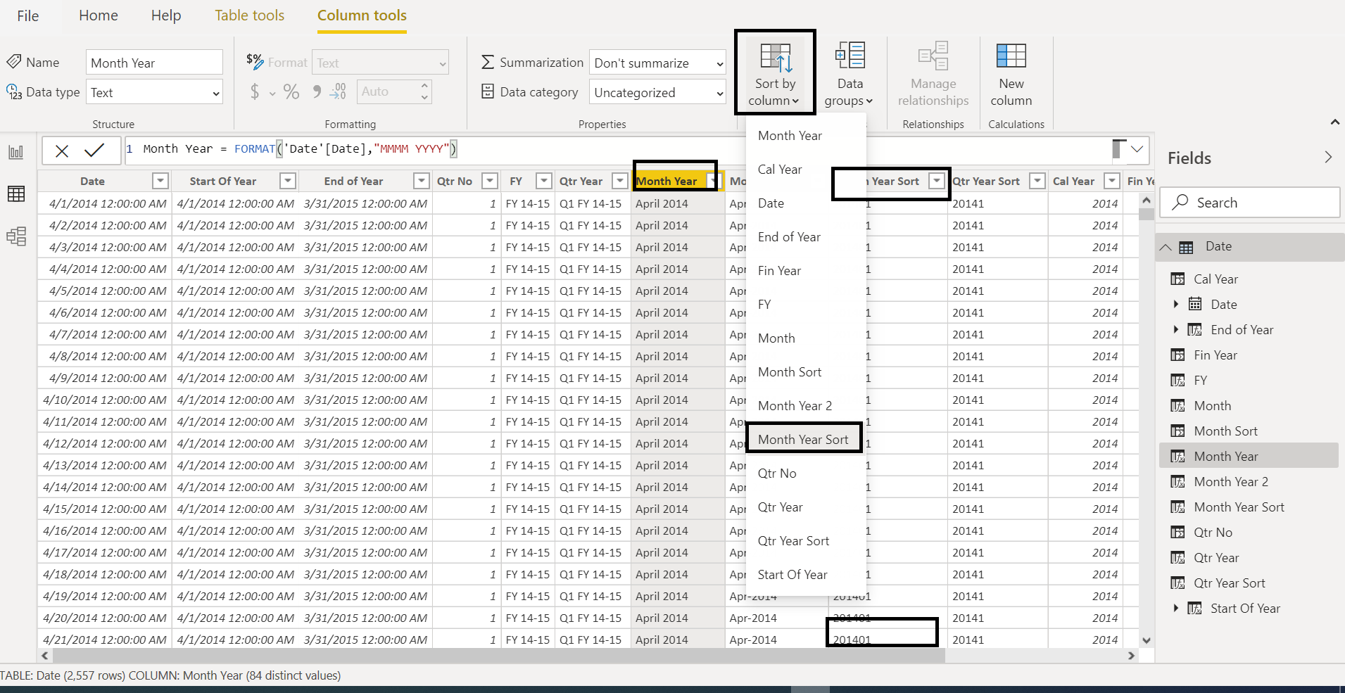 Income Statement Matrix - Microsoft Fabric Community