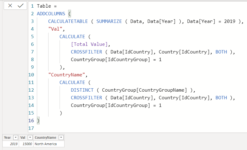 Solved: Excel DAX query with bridge table using CROSSFILTE ...