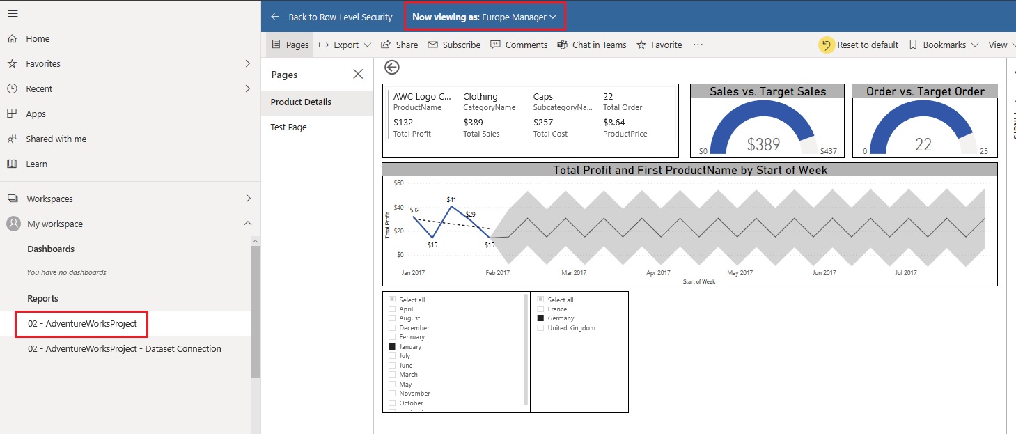 Solved: How to test RLS for all reports that share a singl ...