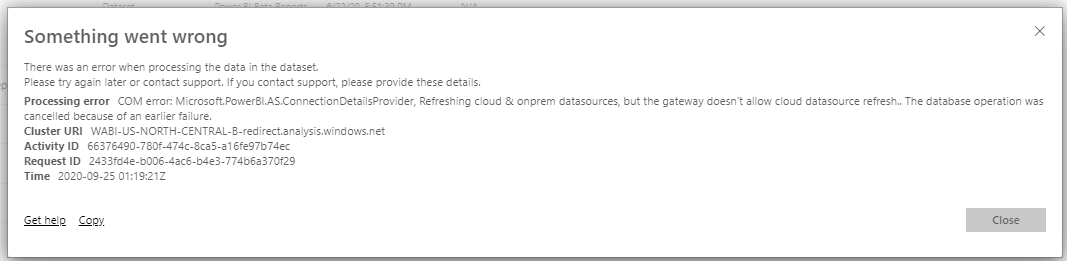 Solved Power Bi Service Data Refresh Issue Using Gateway Microsoft 4368