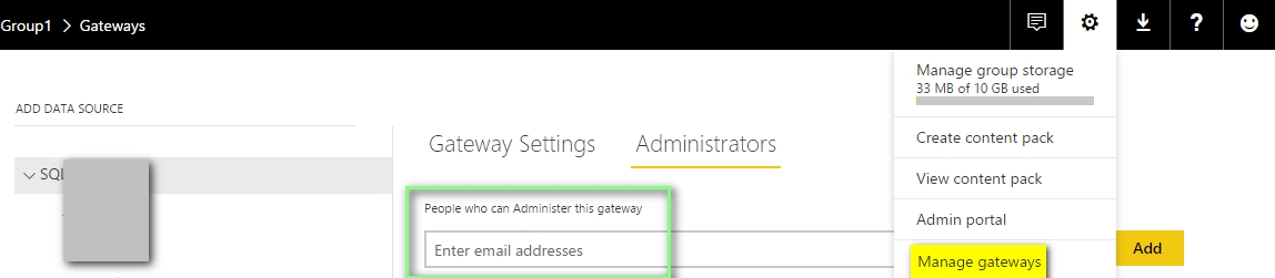 Solved: On Prem Data Gateway for Multiple Subscription - Microsoft ...