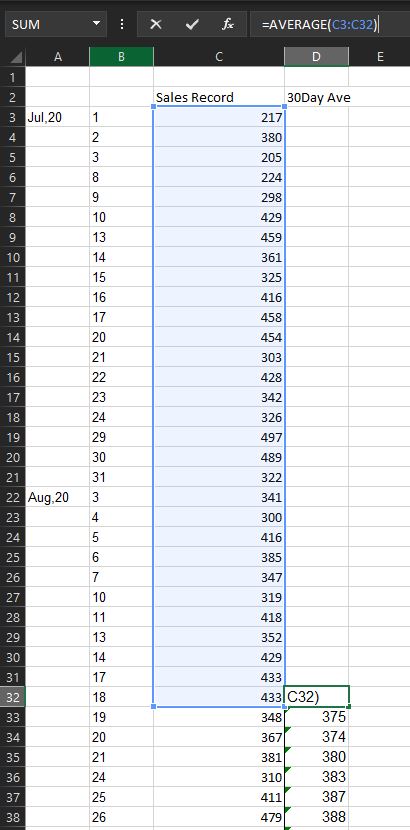 Solved: Rolling average 30 day - Microsoft Fabric Community