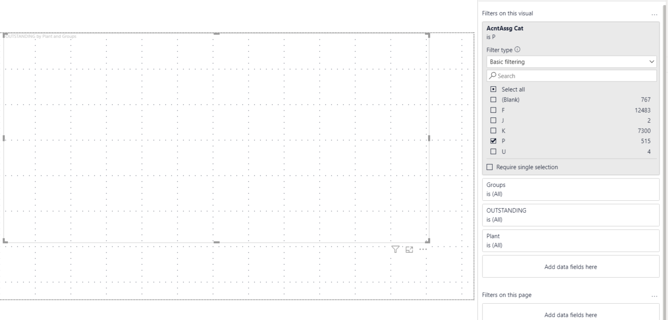 Visual disappears when filter is applied - Microsoft Fabric Community