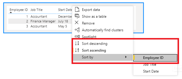 Solved: Matrix table to show both information and values b ...