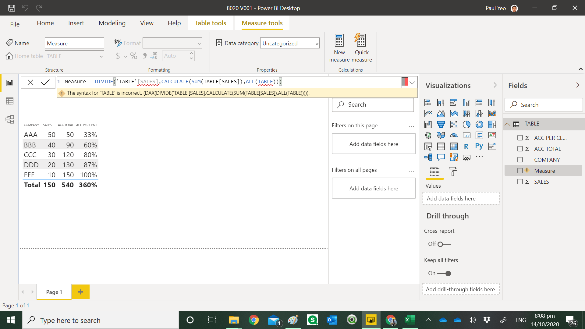 Solved: How to create accumulate % for 8020 Table ? - Microsoft Fabric ...