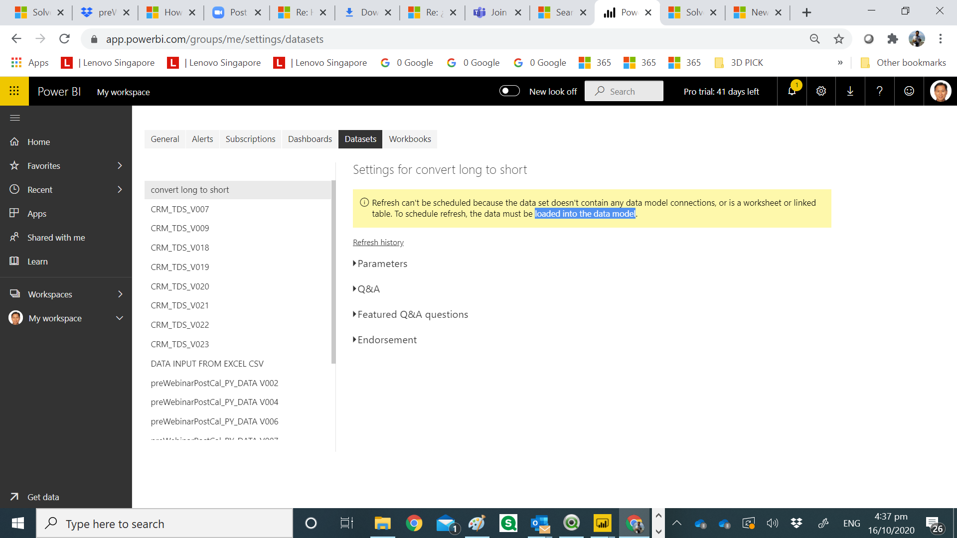 Solved: How to set up data model connection ? - Microsoft Fabric Community